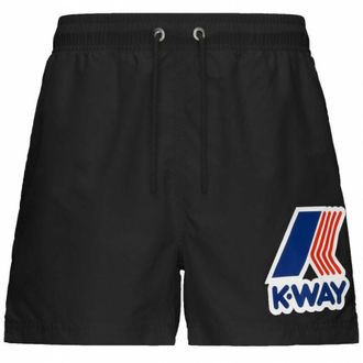 K-Way Nylon-Badeshorts mit geradem Schnitt - - Swimwear - Herren - Schwarzk - M