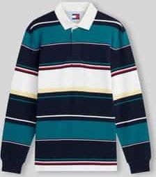 Tommy Jeans Regular Fit Rugbyshirt aus reiner Baumwolle