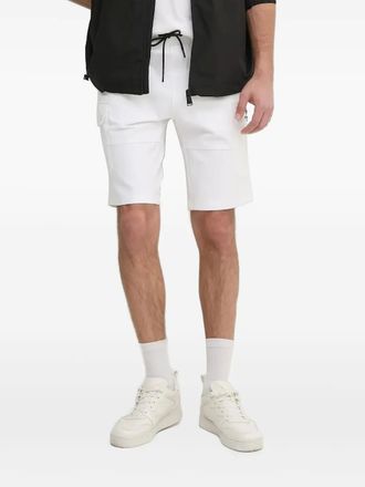 Aeronautica short cargo à poches plaquées - Blanc