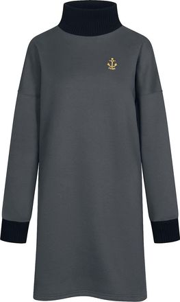 Derbe Hamburg Golden Anchor Frauen Kurzes Kleid anthrazit XL
