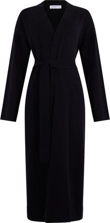 Fabiana Filippi Femme, Manteaux, Noir, Taille: 36 FR Long V-neck Dress