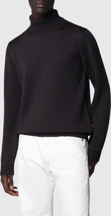 Roberto Collina Rollkragenpullover aus reiner Wolle mit Rippb&uuml;ndchen