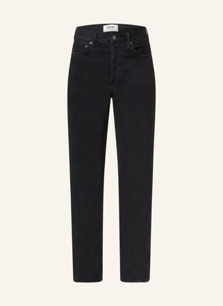 A Gold E Agolde Straight Jeans 90s Pinch Waist schwarz