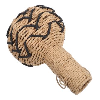 Soimiss Handgefertigte Papierseil Vase Rustikal Minimalistisches Saisondekor Vielseitig für Trockenblumen Boho Blumenhalter Dekorativ für Wohnzimmer Esszimmer