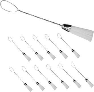 DOITOOL 12 Stück Teiliges Nähmaschinen reinigungsbürsten Langem Stiel Weiche Flexible Borsten für Präzise Reinigung von Schwer Zugänglichen Stellen Vielseitig