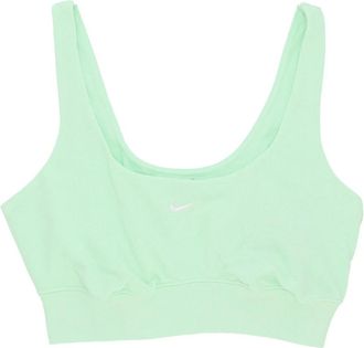 Nike Chill Terry Cropped Tank Top - - Sport - Damen - Gr&uuml;n - S