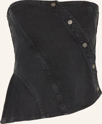 Haikure Haikure Cropped-Top Twist Bull schwarz