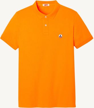 Jott Polo homme en coton biologique Abricot Marbella - Taille 3XL