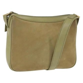 Gucci Sac bandouli&egrave;re en daim Pre-owned - Femme - Pre-owned - Vert - Taille: ONE Size