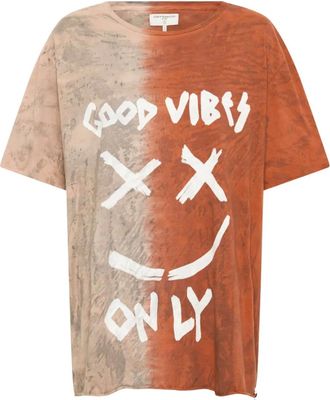 One Teaspoon t-shirt imprimé - Marron