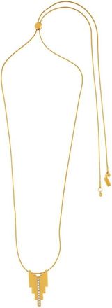 Dansk Copenhagen Audrey Verstellbare Kronleuchter-Rohre & Zirkonia-Halskette - - Accessories - Damen - Gelb - ONE SIZE