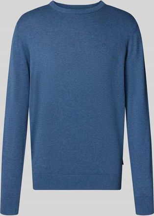 Bugatti Relaxed Fit Strickpullover aus reiner Baumwolle