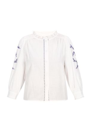 Usha Bluse Frauen Wei&szlig;