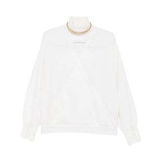 Simona Corsellini A26Cpmgg0601 Rollkragenpullover - - Knitwear - Damen - Wei&szlig; - S