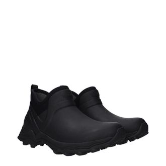 Givenchy Mens Black Cotton Ankle Boots