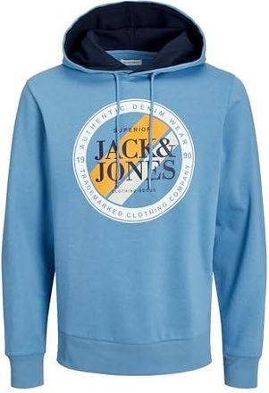 Jack & Jones Jjloof Sweat Hood Sweatshirt à Capuche, Pacific Coast, M Homme