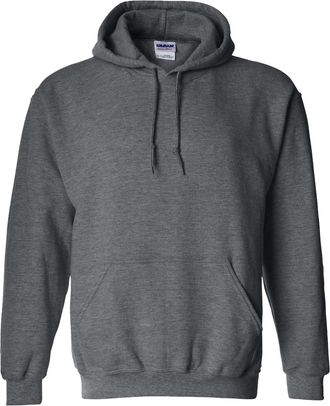 Gildan Sweatshirt mit Kapuze Heavy Blend L, 1x Graphit & 1 HLKauf Block