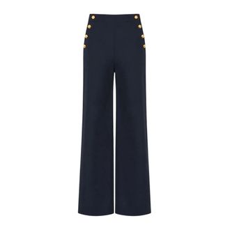 Max Mara Mstbetulla Weite Hose - - Trousers - Damen - Blau - 3XS