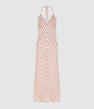 Xirena Robe Maggie Dusty Pink Stripe
