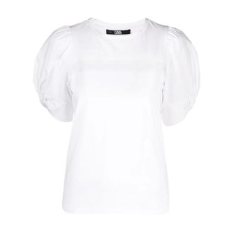 Karl Lagerfeld Damen, Blusen & Hemden, Wei&szlig;, XSGr&ouml;&szlig;e