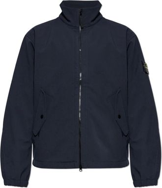 Stone Island Homme, Vestes, Bleu, Taille: 2XL Veste avec &eacute;cusson logo