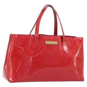 Louis Vuitton Sac &agrave; main en cuir verni Pre-owned - Femme - Pre-owned - Rouge - Taille: ONE Size