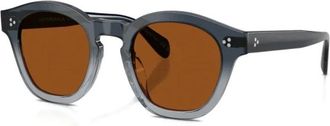 Oliver Peoples unisex, Accessoires, Bleu, Taille: 48 MM Boudreau L.A Lunettes de soleil