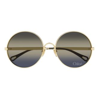 Chlo&eacute; unisex, Accessoires, Jaune, Taille: 59 MM Lunettes de soleil rondes oversize