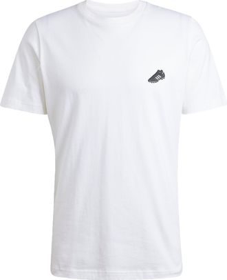 adidas Mens Copa Graphic T-Shirt White 2XL