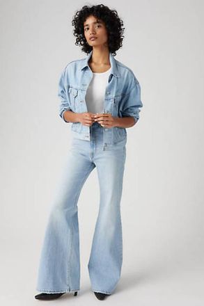 Levi's Jean Ribcage Patte Deph - Femme - Bleu / Sits Well Together - 23X32