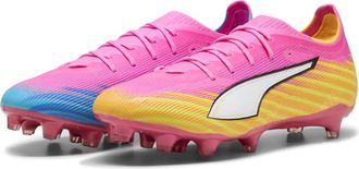 Puma Chaussures de football ULTRA 6 PRO FG Unisexe, Chaussures, Rose, 40.5