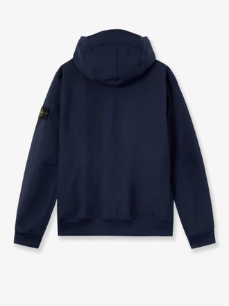 Stone Island Mens Jacket Soft Shell-R E.dye Blue Polyester