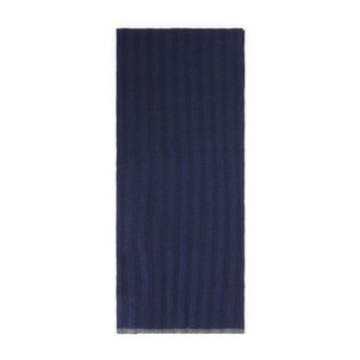 Brunello Cucinelli Kaschmirschal - - Accessories - Damen - Blau - ONE SIZE