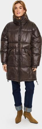 Saint Tropez Jacke FlorineSZ Baggy fit dark brown