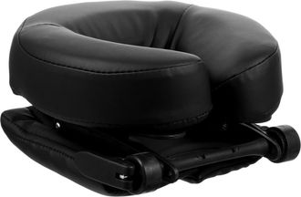 Cabilock Nickerchenkissen Gesichts Kissen Verstellbar Schwarz Aus Weichem Material F&uuml;r B&uuml;ro Mittagsschlaf Und Massagebank