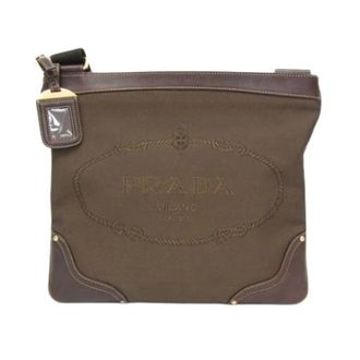 Prada Pre-owned Logo Jacquard Schultertasche - - Pre-owned - Damen - Braun - ONE SIZE