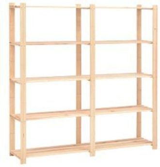 Les Tendances Étagère de stockage 5 niveaux 170x38x170 Pin solide 500 kg