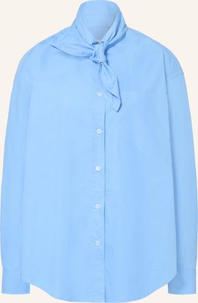 Lilienfels Lilienfels Schluppenbluse blau