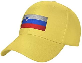 Generic Casquette Trucker Drapeau De La Slov&eacute;nie Chapeau De Golf Anti Soleil,Confortable Casquettes Sports pour Cyclisme Homme Femme