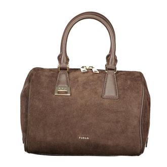 Furla Olivia M Boston Bag - Femme - Sacs - Brun - Taille: ONE Size