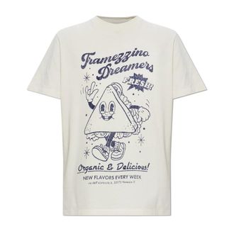 Golden Goose T-Shirt mit Print - - Tops - Damen - Beige - XS