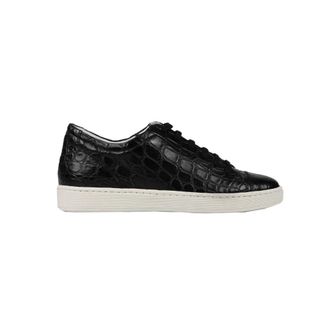 Kiton Homme, Chaussures, Noir, Taille: 40 EU Baskets Regular Solid 100% Handmade