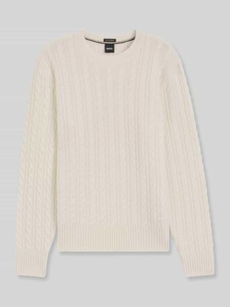 HUGO BOSS Regular Fit Pullover mit Baumwoll-Anteil Modell Furlan