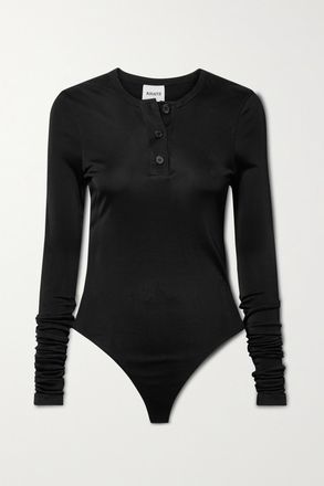 Khaite Body En Jersey Stretch Janelle - Noir