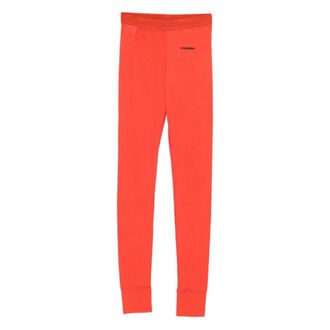 Jil Sander Leggings - - Trousers - Damen - Rot - M