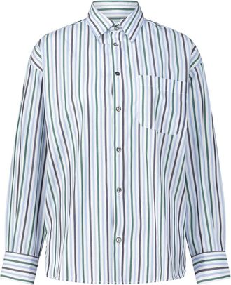 A.P.C. Oversized Hemdbluse mit Streifen