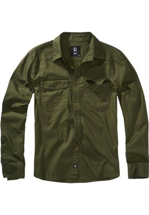 Brandit Langarm-Poloshirt Brandit Herren Flanellshirt (1-tlg)