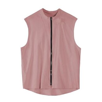 Generic Gilet softshell long pour homme avec fermeture &eacute;clair - Col montant - Couleur unie - Polyvalent - L&eacute;ger et respirant - Confortable - Coupe d&eacute;contract&eacute;