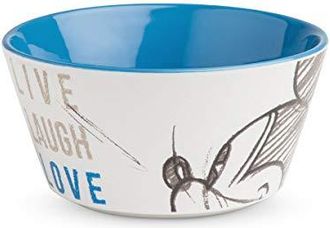 Egan Schüssel Mickey Live Laugh Love blau, Mehrfarbig, Small PWM91LL/1B