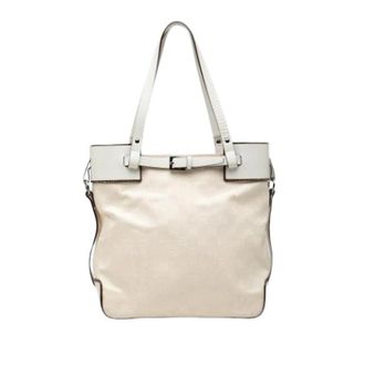 Gucci Pre-owned Vintage Canvas Tote Bag - - Pre-owned - Damen - Wei&szlig; - ONE SIZE